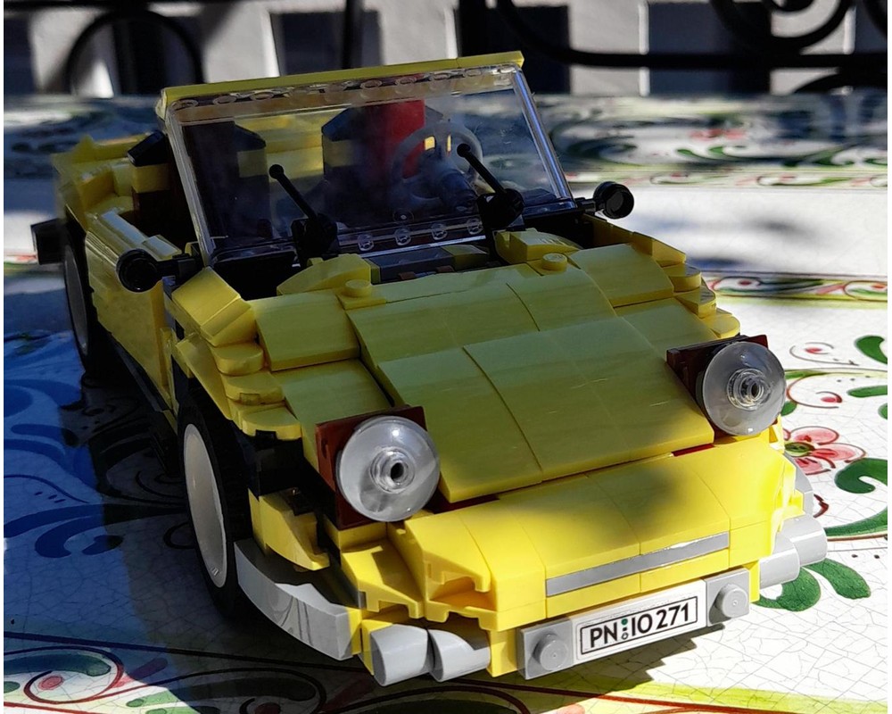 Lego Moc 10271 Fiat 850 By The Jade Cobra Rebrickable Build With Lego