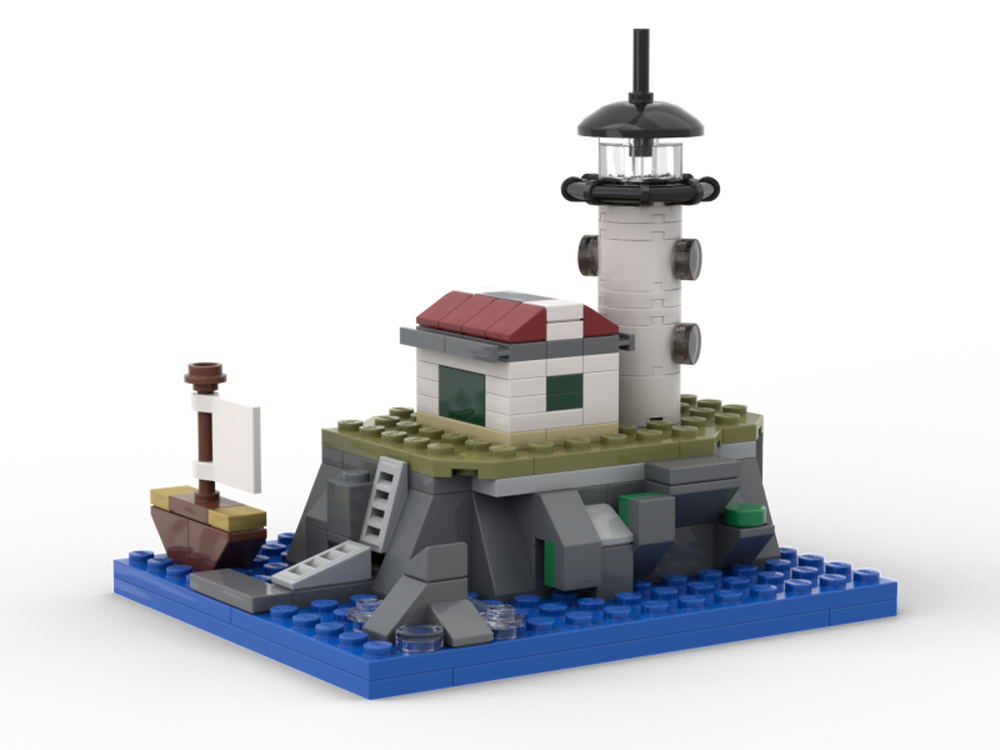 LEGO MOC Lighthouse by Argatu Ioan | Rebrickable - Build with LEGO