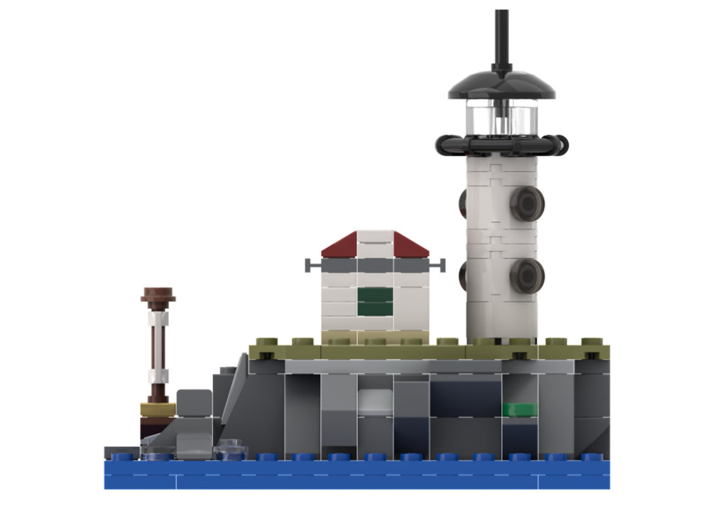 Lego Moc Lighthouse By Argatu Ioan Rebrickable Build With Lego