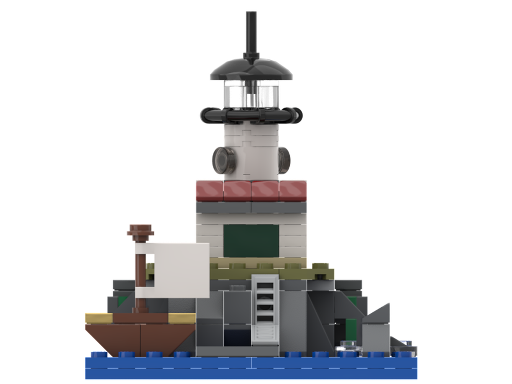Lego Moc Lighthouse By Argatu Ioan Rebrickable Build With Lego