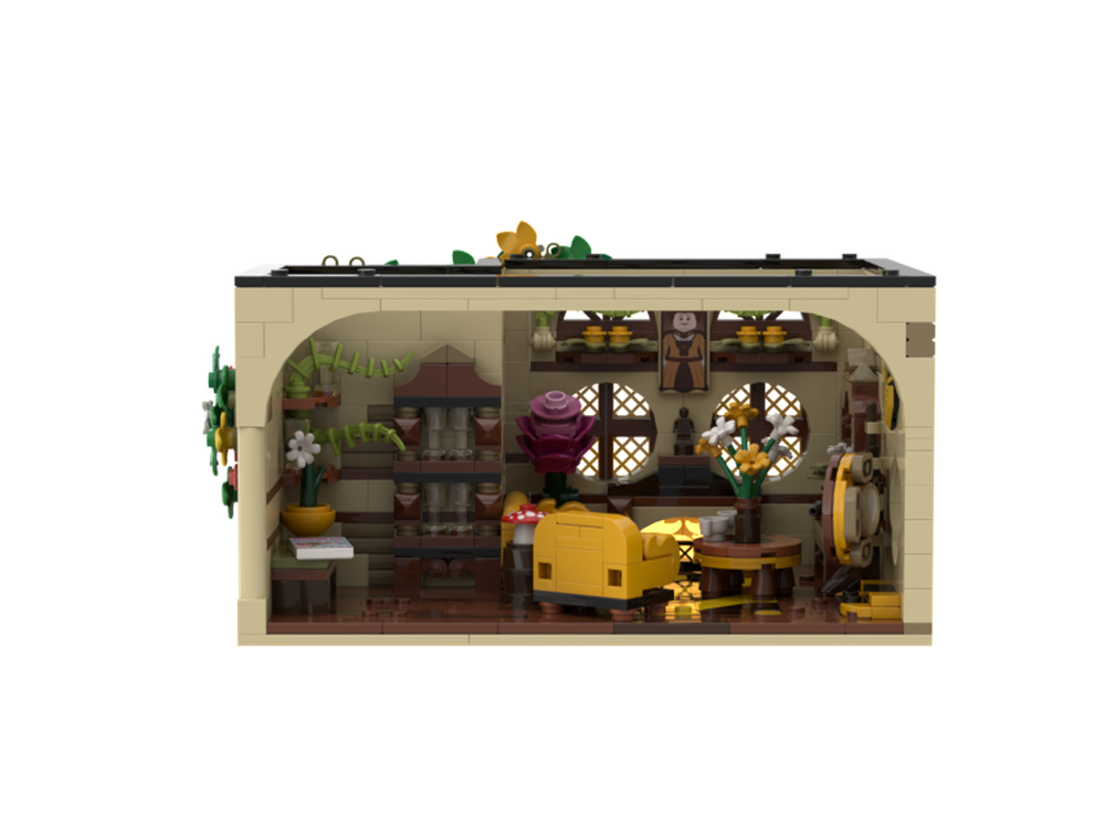 LEGO MOC 2/4 Hufflepuf* Common Room by Fancy Bricks | Rebrickable ...