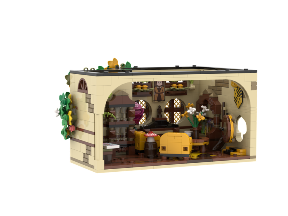 LEGO MOC 2/4 Hufflepuf* Common Room by Fancy Bricks | Rebrickable ...