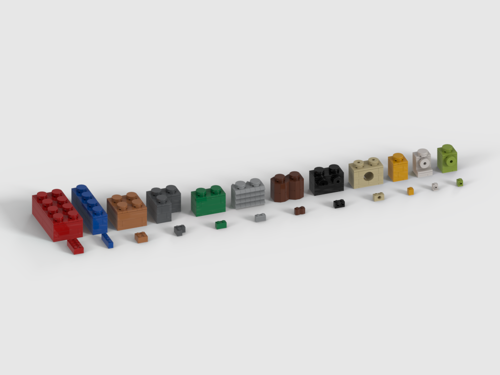 LEGO MOC Bricks (3:1) by N4ckeDie | Rebrickable - Build with LEGO