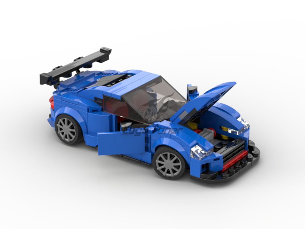 Lego Moc Subaru Brz Sti By Theboostedbrick Rebrickable Build With Lego