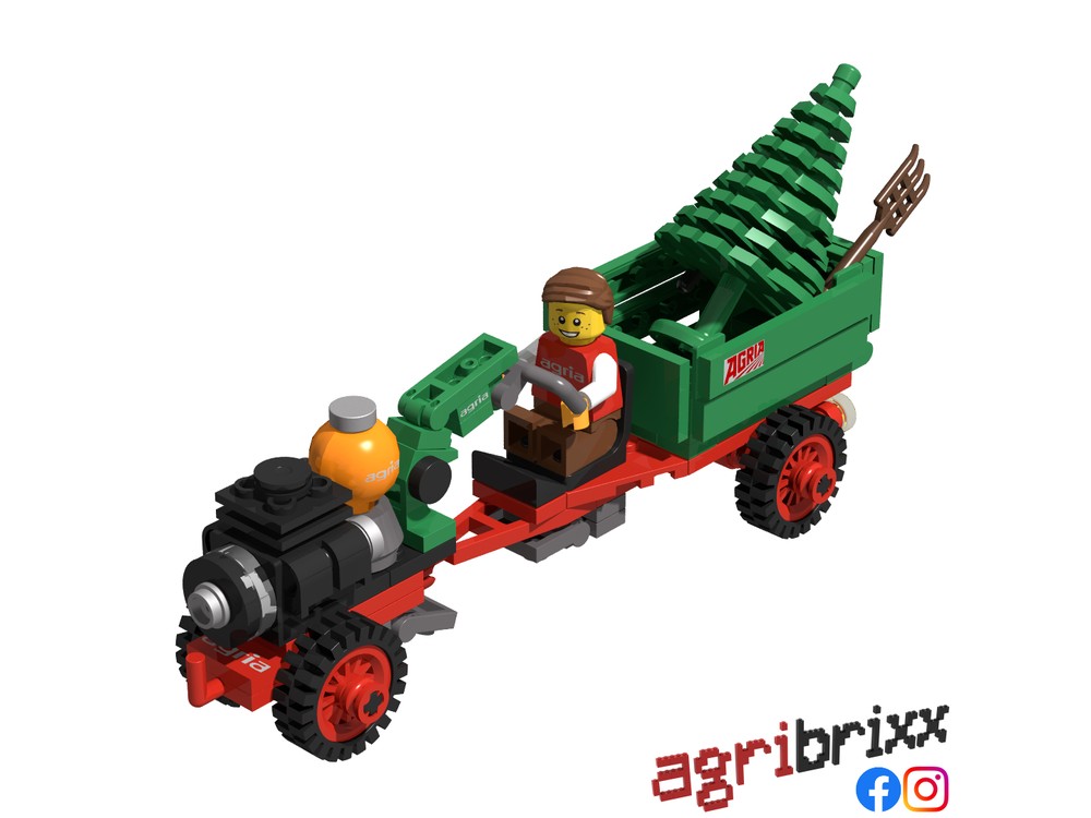 LEGO MOC-122888 agria 1700 with trailer by agribrixx | Rebrickable ...