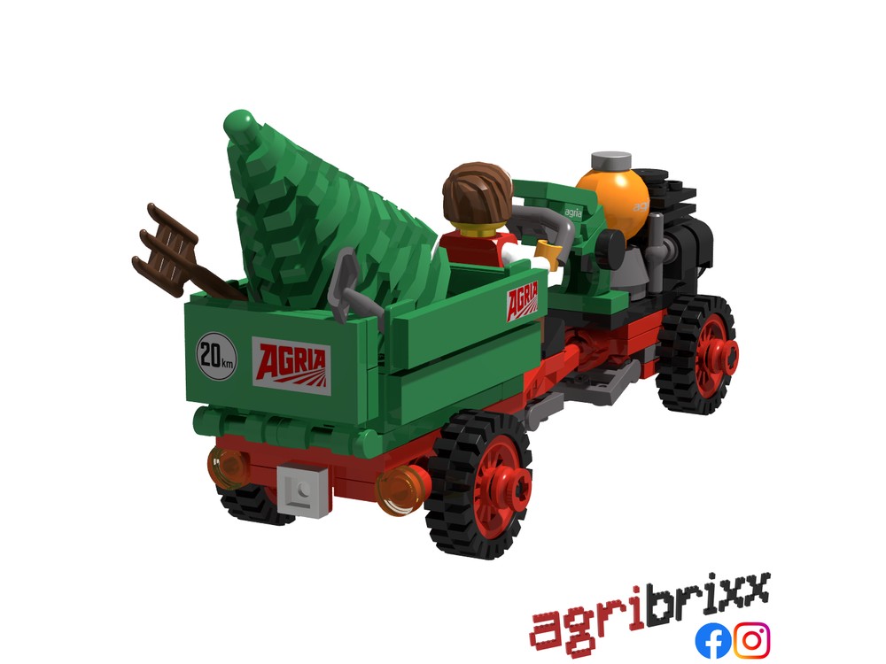 LEGO MOC agria 1700 with trailer by agribrixx | Rebrickable - Build ...