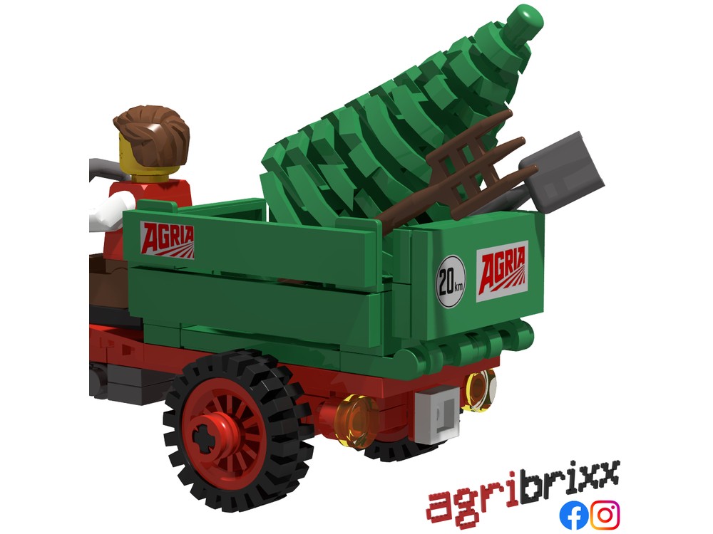 LEGO MOC-122888 agria 1700 with trailer by agribrixx | Rebrickable ...