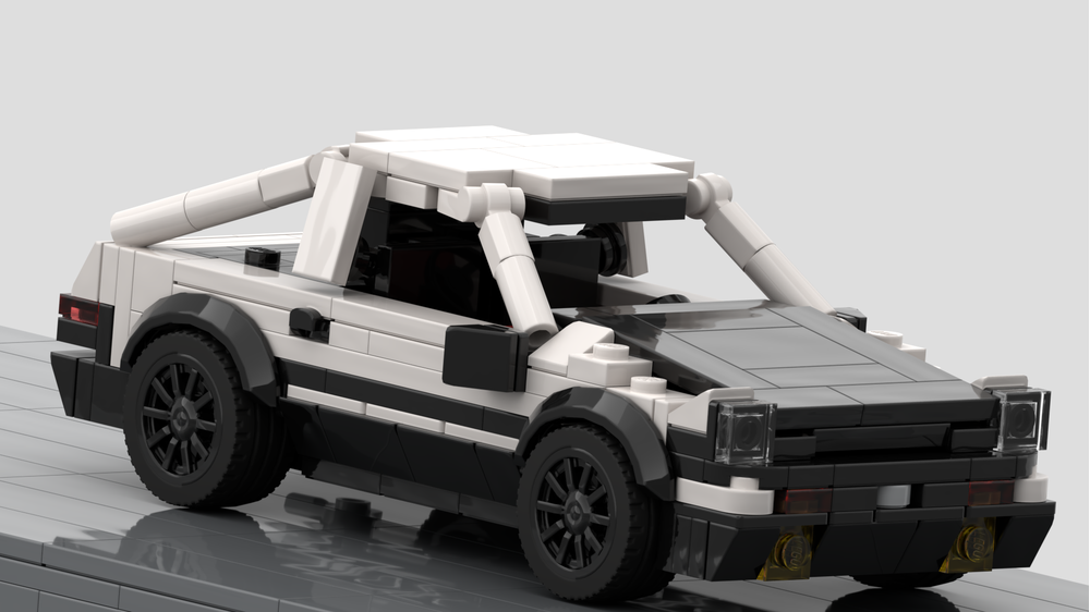LEGO MOC-122891 INITIAL D AE86 by FritesAuFour | Rebrickable - Build ...