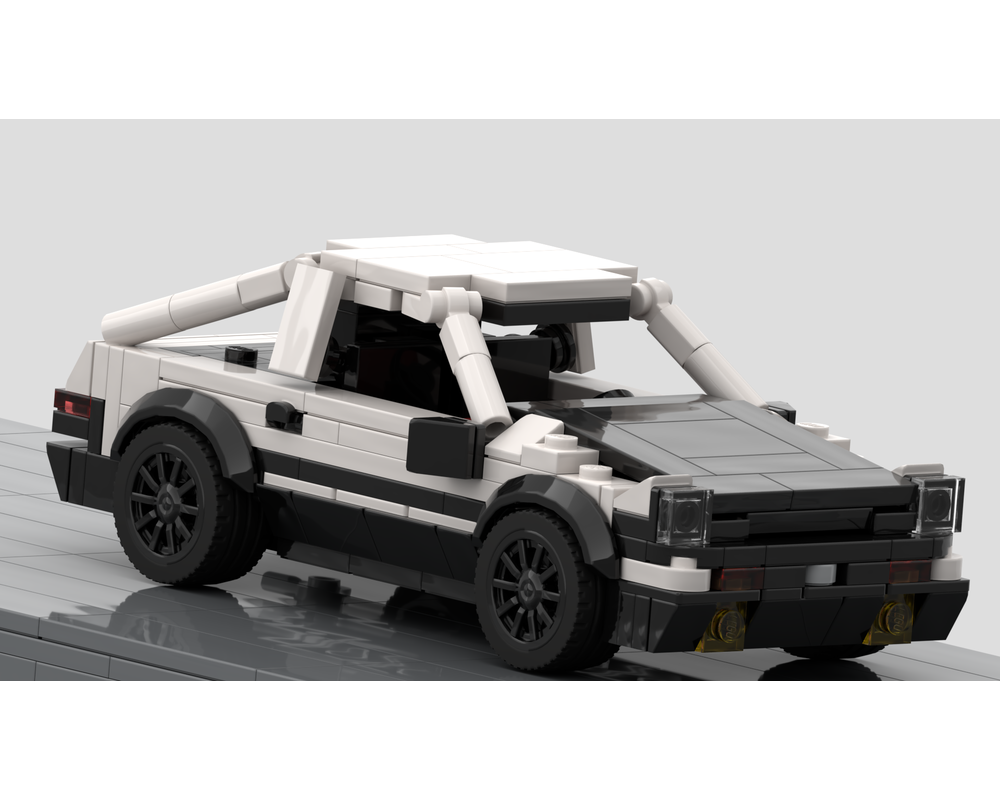 LEGO MOC INITIAL D AE86 by FritesAuFour | Rebrickable - Build with LEGO