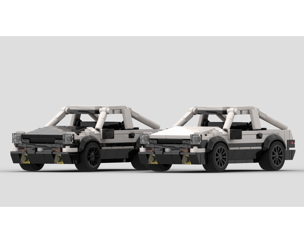 LEGO MOC INITIAL D AE86 by FritesAuFour | Rebrickable - Build with LEGO
