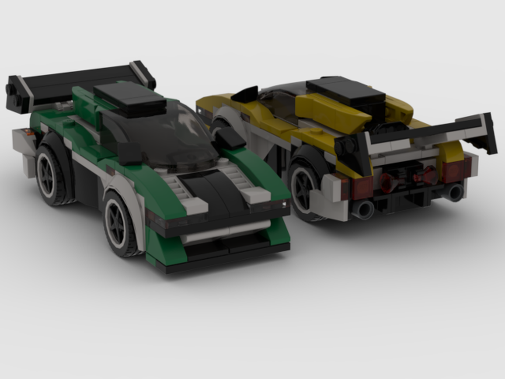 LEGO MOC 1st generic sport car "custom" (green) by MouMouLFRite ...