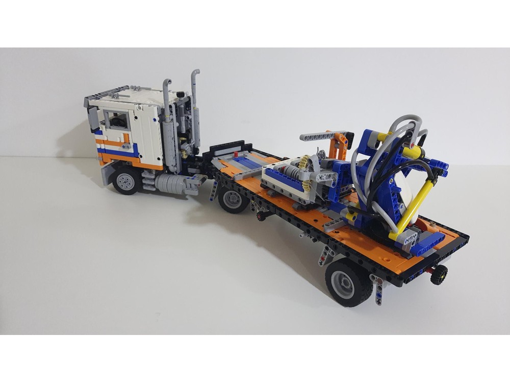 Lego Moc 42128 Freightliner Flb B Model By Oficinadelegodoandré