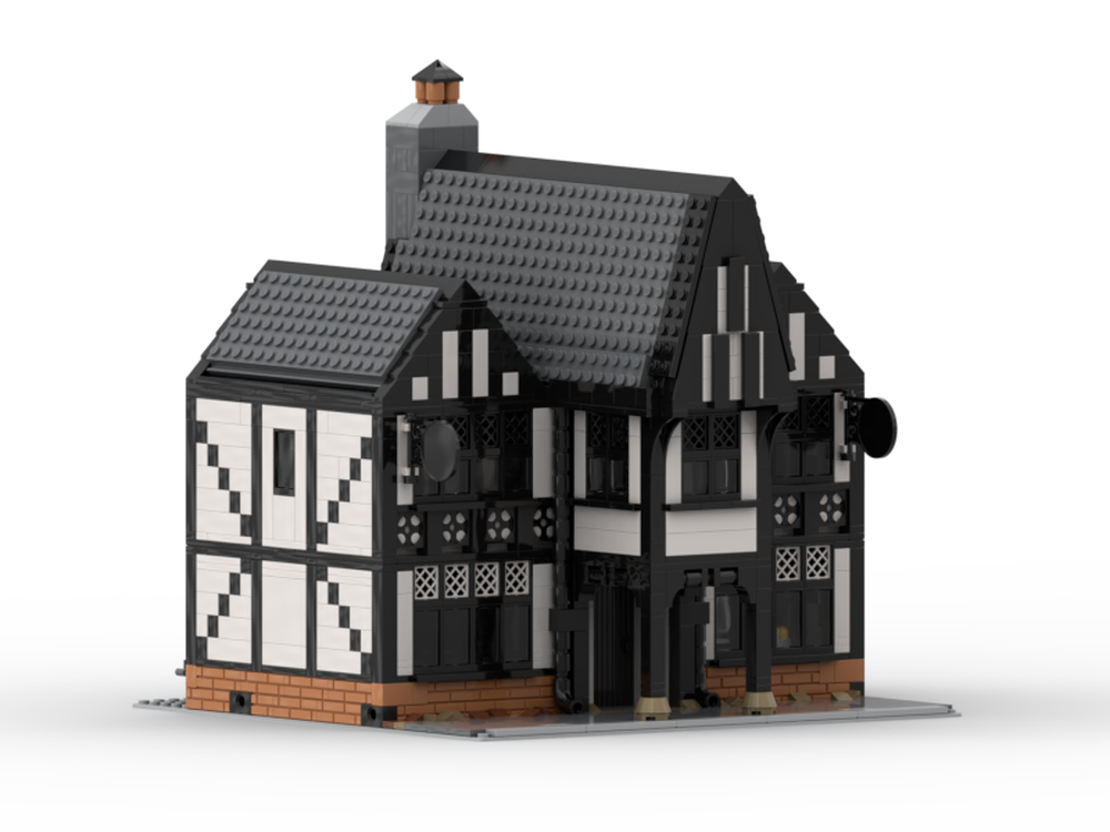 LEGO MOC Modular Tudor Pub - The Queen's Head by jameshigson0512 ...