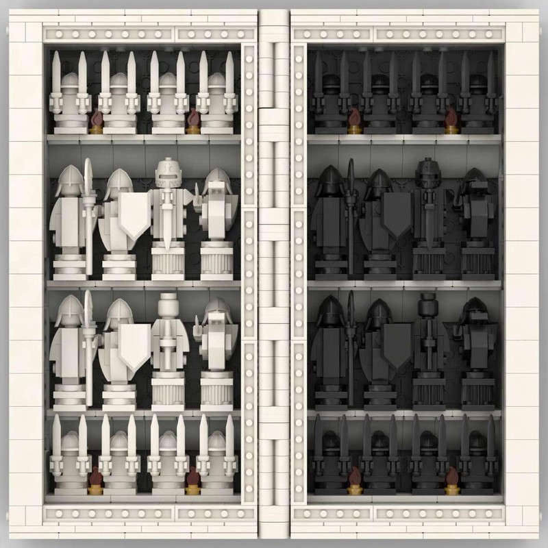 LEGO MOC Wizard Chess Board with Container and Display Mode Second ...