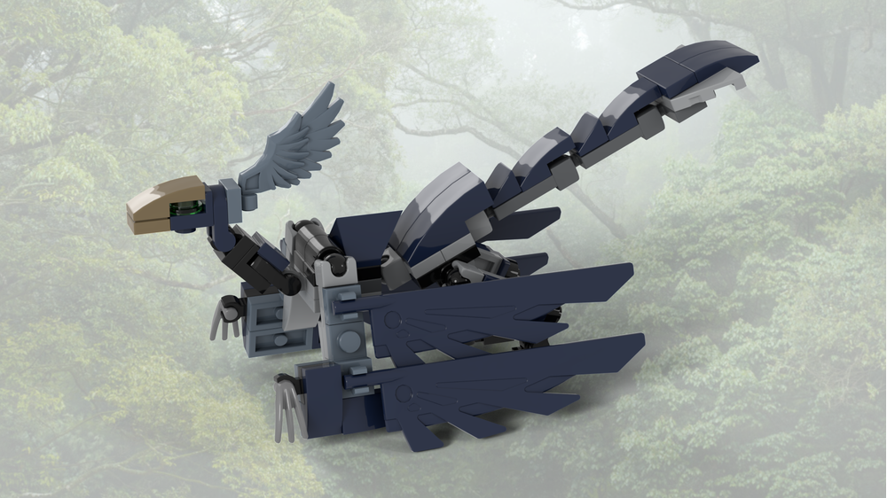 LEGO MOC Archaeopteryx bird dinosaur by Airgetlam_bricks | Rebrickable ...