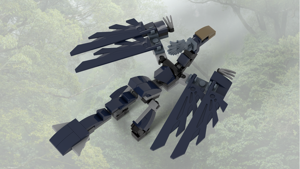 LEGO MOC Archaeopteryx bird dinosaur by Airgetlam_bricks | Rebrickable ...