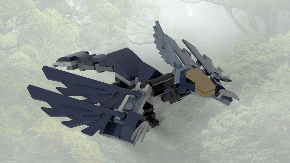 LEGO MOC Archaeopteryx bird dinosaur by Airgetlam_bricks | Rebrickable ...