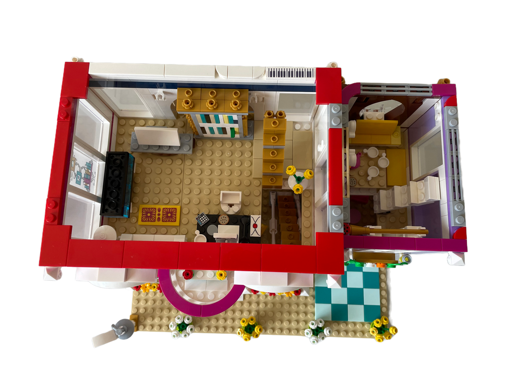 Lego Moc House And Tea Rooms Modular 2x41684 Grand Hotel Alternate Build