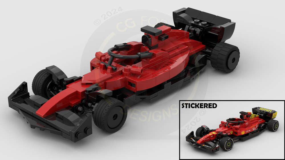 LEGO MOC F1 Ferrari F1-75 - Monza by CGForceDesigns | Rebrickable ...