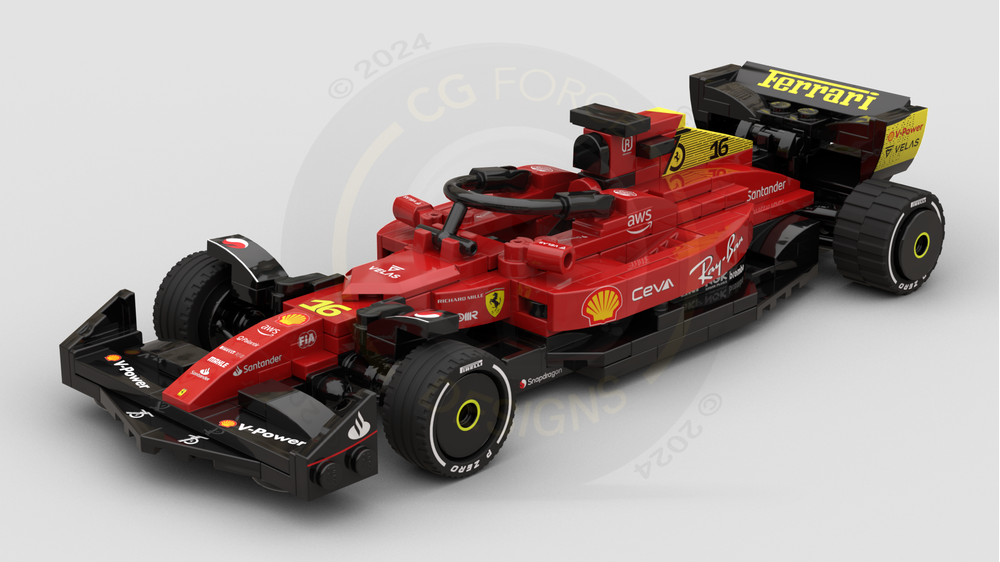 LEGO MOC F1 Ferrari F1-75 - Monza by CGForceDesigns | Rebrickable ...
