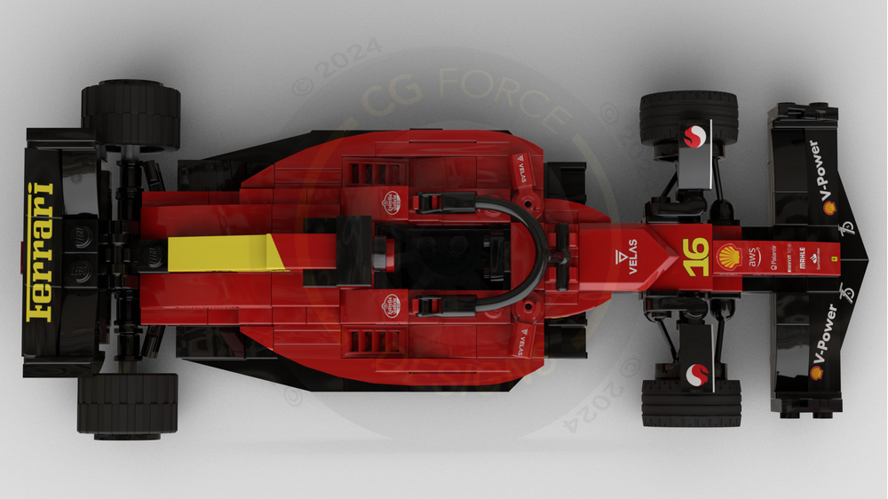 LEGO MOC F1 Ferrari F1-75 - Monza by CGForceDesigns | Rebrickable ...