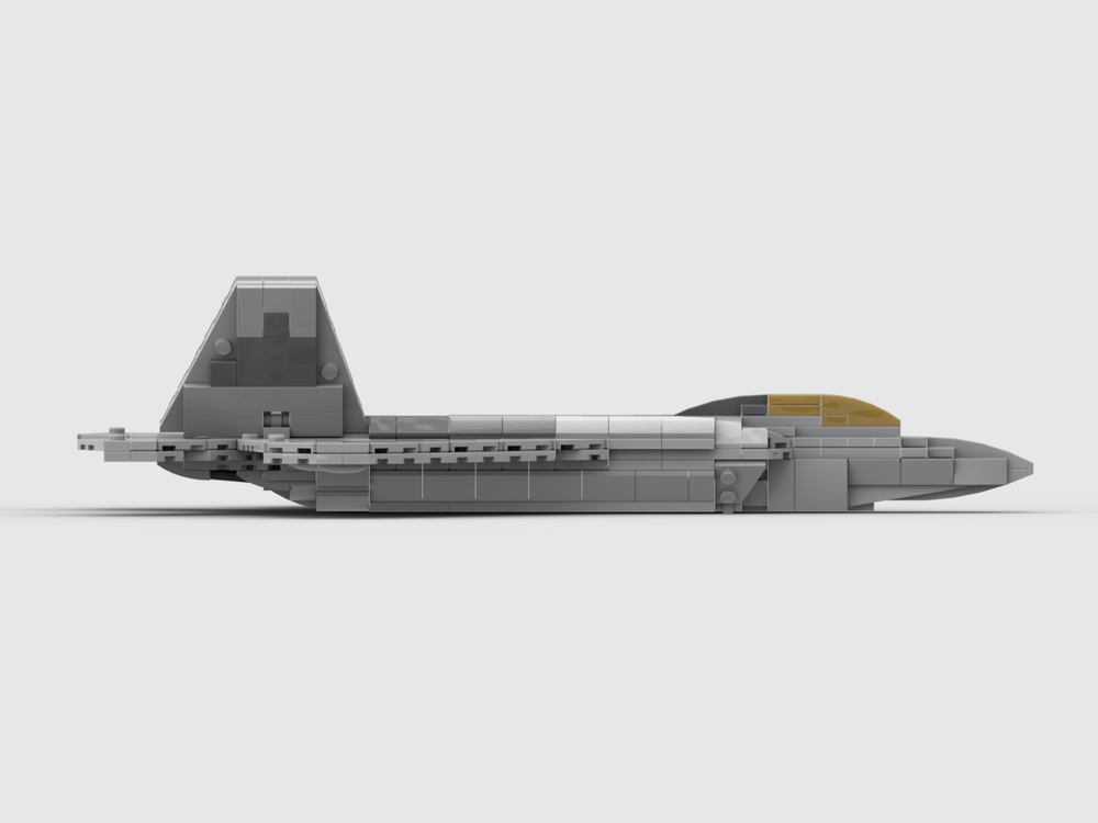Lego Moc F 22 Raptor Mini Scale By Brickosaurus Rebrickable Build