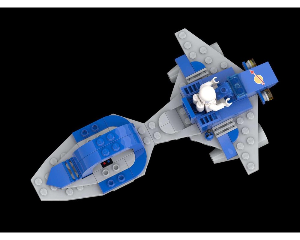 Lego Moc Delivery Spaceship By Bigchus Rebrickable Build With Lego