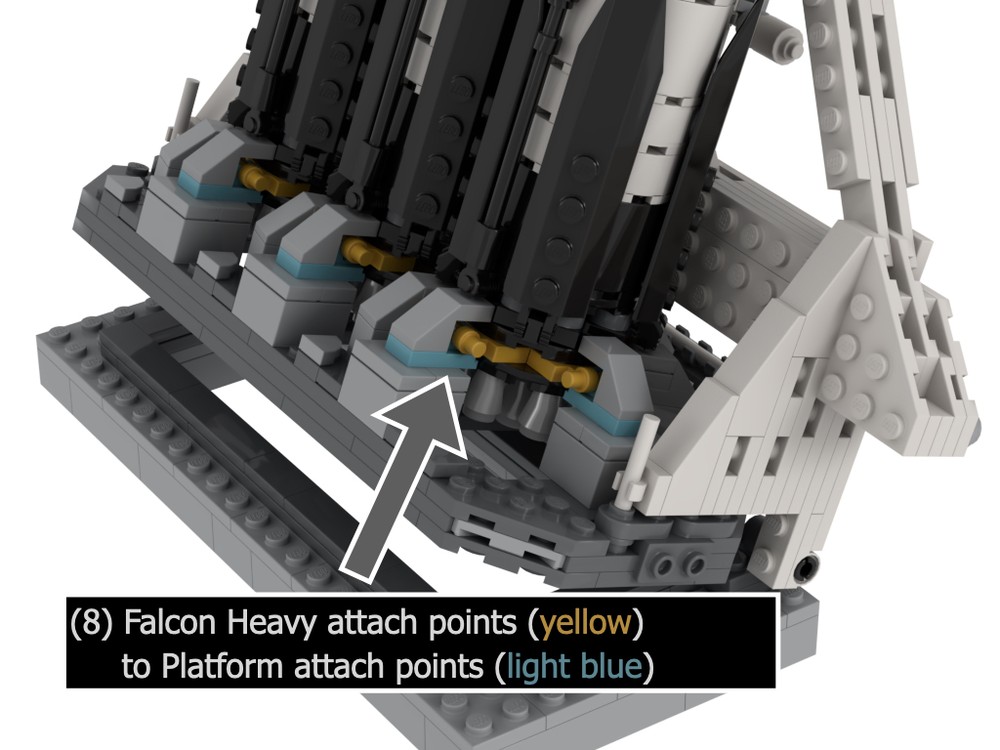 LEGO MOC SpaceX Falcon Heavy Transporter/Erector and Pad by sabi_wabi ...
