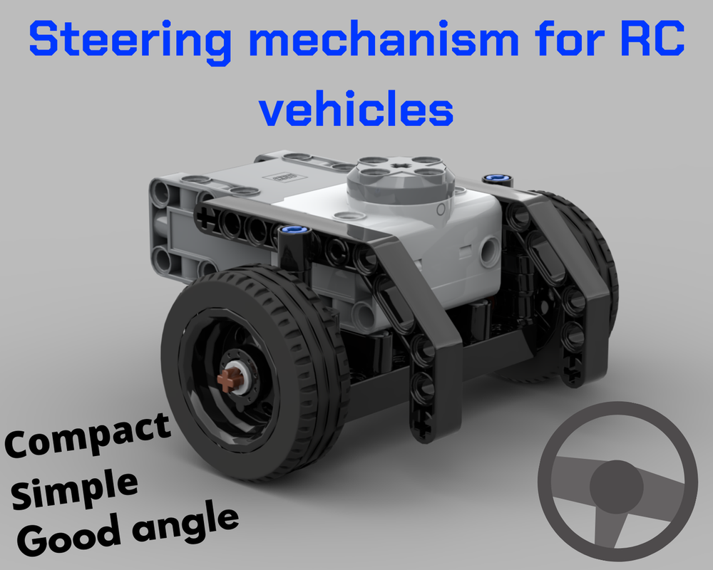 LEGO MOC Compact Control+ Steering Mechansm by mic8per | Rebrickable ...