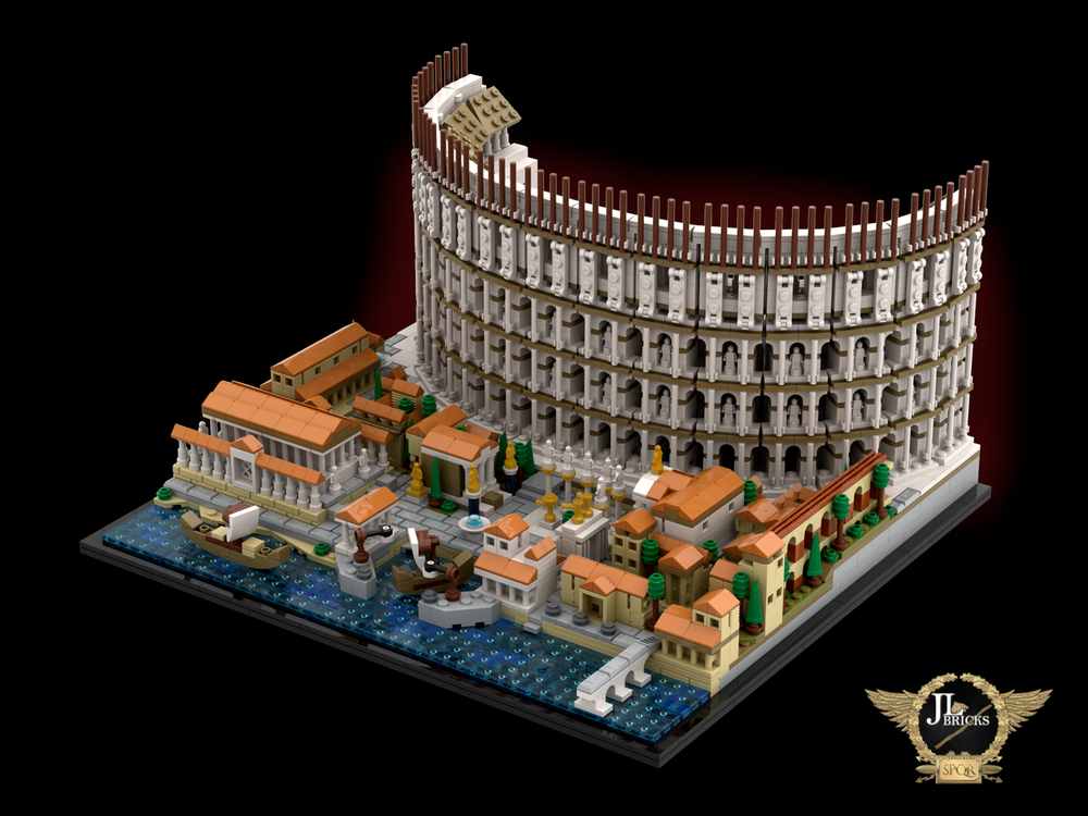 Lego Moc Colosseum By Jlbricks Rebrickable Build With Lego