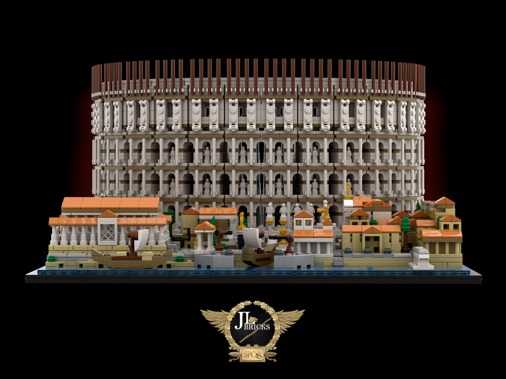 Lego Moc Colosseum By Jlbricks Rebrickable Build With Lego