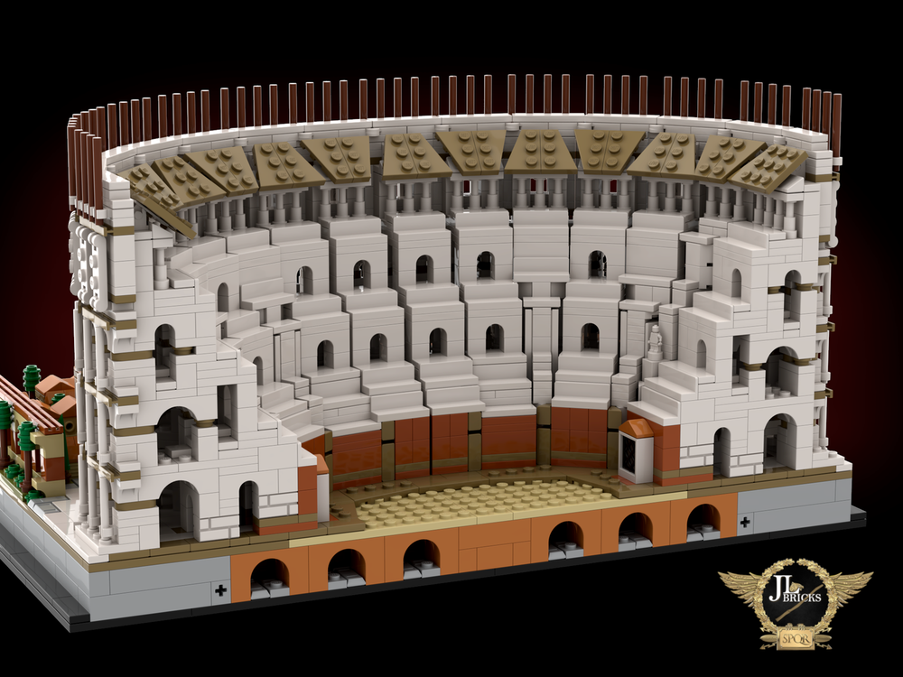 Lego Moc Colosseum By Jlbricks Rebrickable Build With Lego