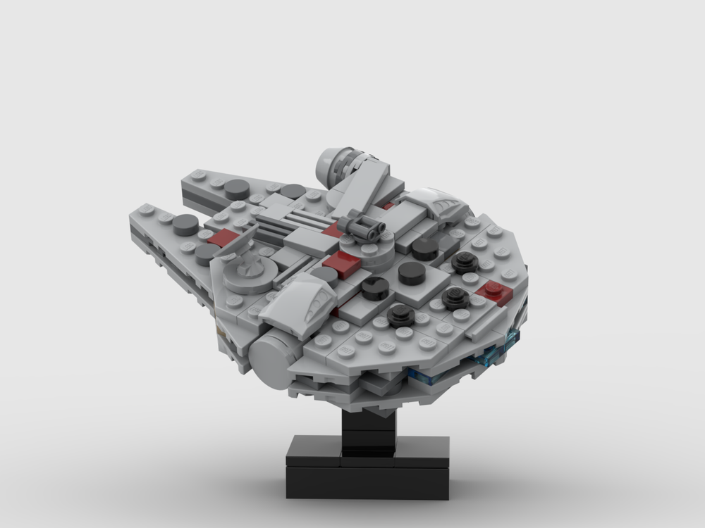 Lego Moc Millennium Falcon Mini Size By Andrewg123 Rebrickable