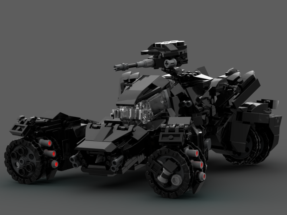 Lego Moc Arkham Knight Batmobile V2 By Mackur04 Rebrickable Build