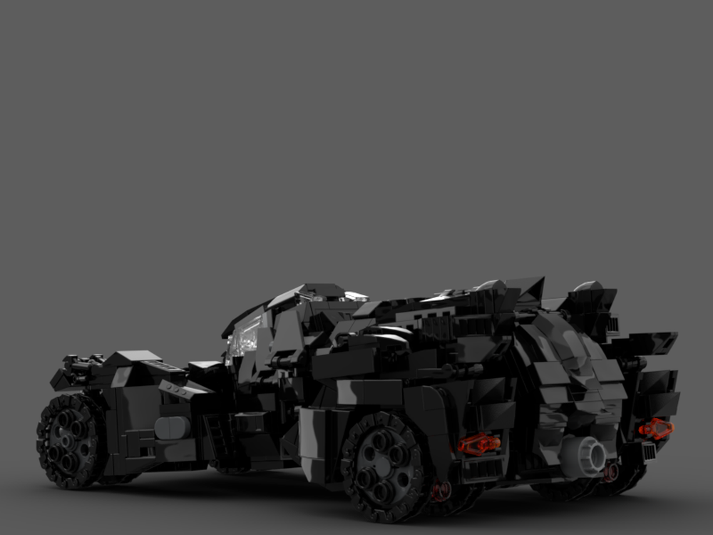 LEGO MOC Arkham Knight Batmobile V2 by Mackur04 | Rebrickable - Build ...