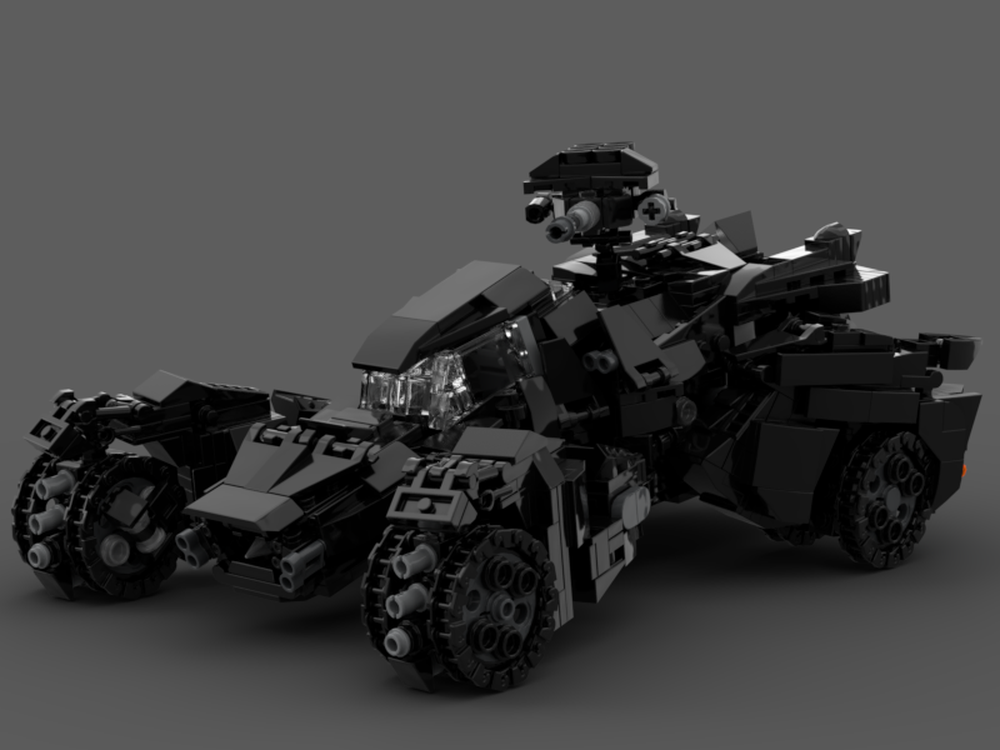 Lego Moc Arkham Knight Batmobile V2 By Mackur04 Rebrickable Build