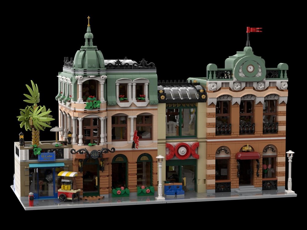 LEGO MOC Royal Crown Exhibition - 10297 Boutique Hotel Alternative ...