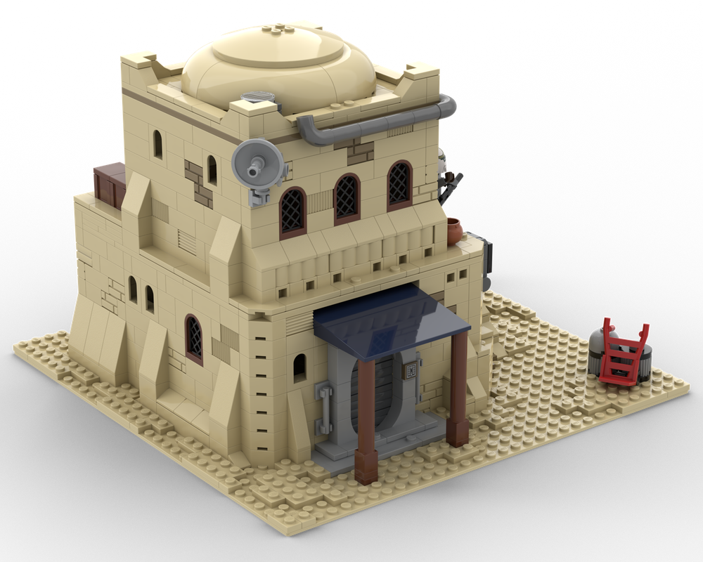 Lego Moc Sw Tatooine Mos Eisley Desert House 3 By Legatoflegion