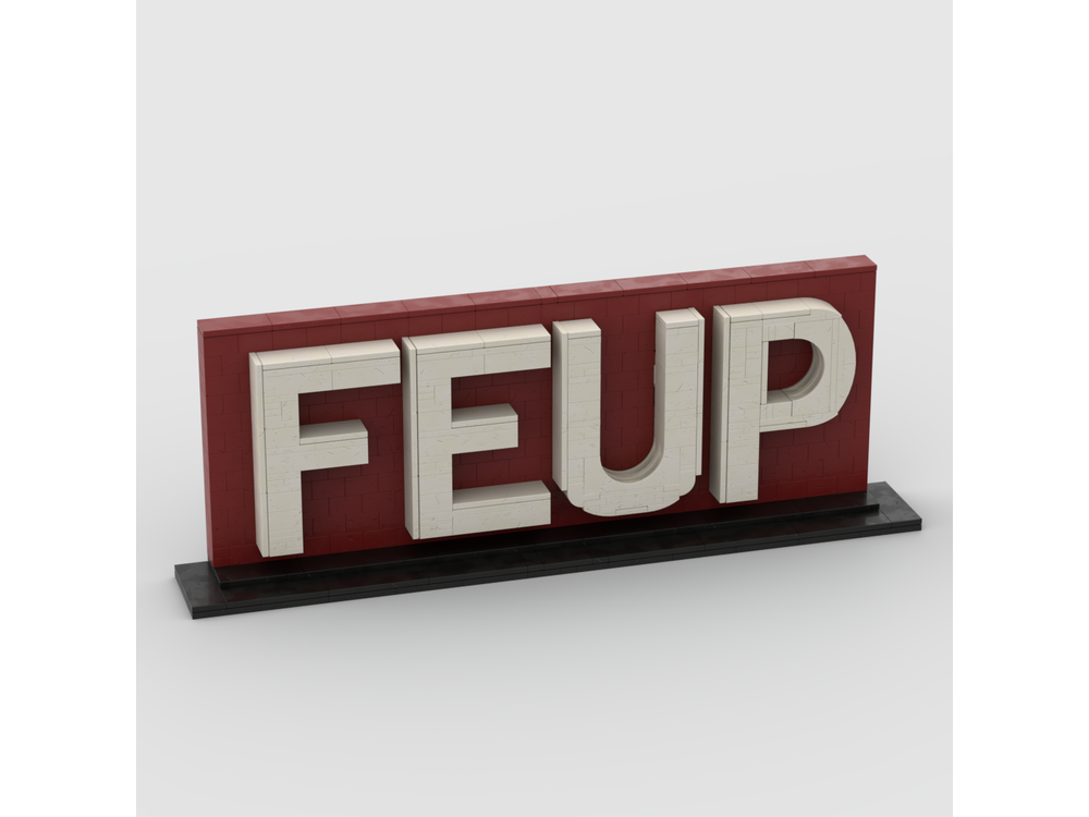 LEGO MOC FEUP Logo by birdbrickbuilds | Rebrickable - Build with LEGO