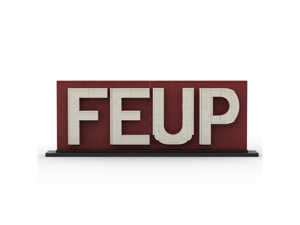 LEGO MOC FEUP Logo by birdbrickbuilds | Rebrickable - Build with LEGO