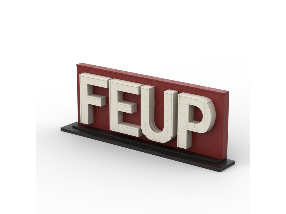 LEGO MOC FEUP Logo by birdbrickbuilds | Rebrickable - Build with LEGO