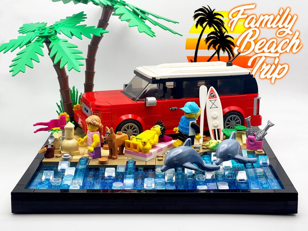 LEGO MOC Built Tough Flex Family Beach Trip by IBrickedItUp ...