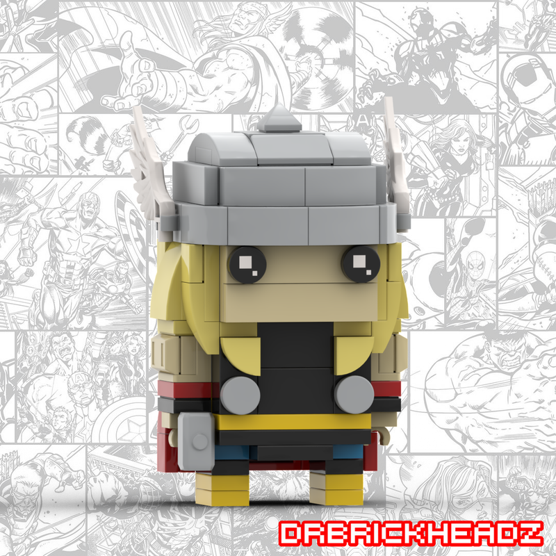 LEGO MOC Thor (Classic) Brickheadz by DrBrickheadz | Rebrickable ...