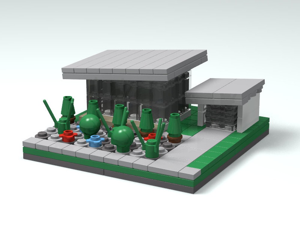 LEGO MOC Modern Nano House by Turbo8702 | Rebrickable - Build with LEGO