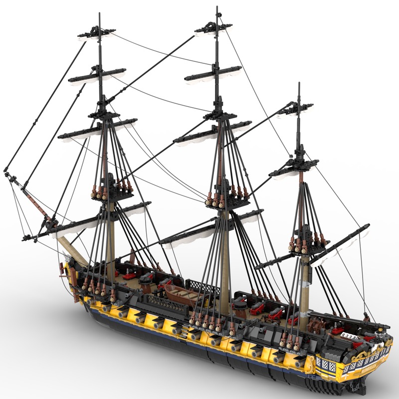 LEGO MOC HMS Romulus by boeing_787_8_dreamliner | Rebrickable - Build ...