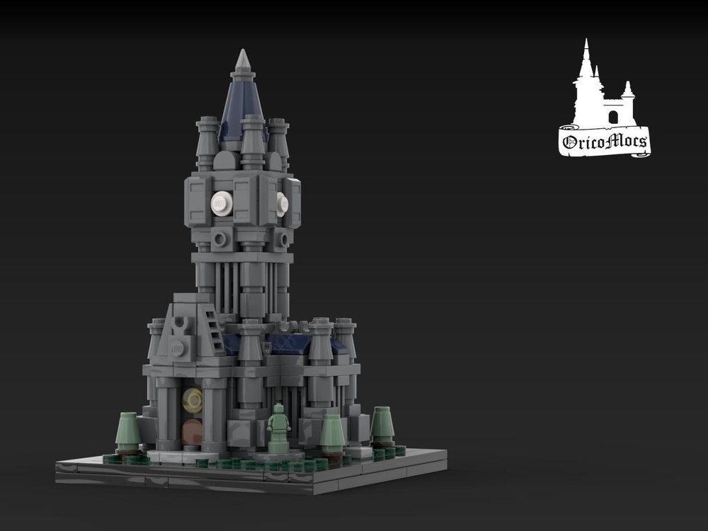 LEGO MOC LaRauxe - Clocktower by OricoMocs | Rebrickable - Build with LEGO