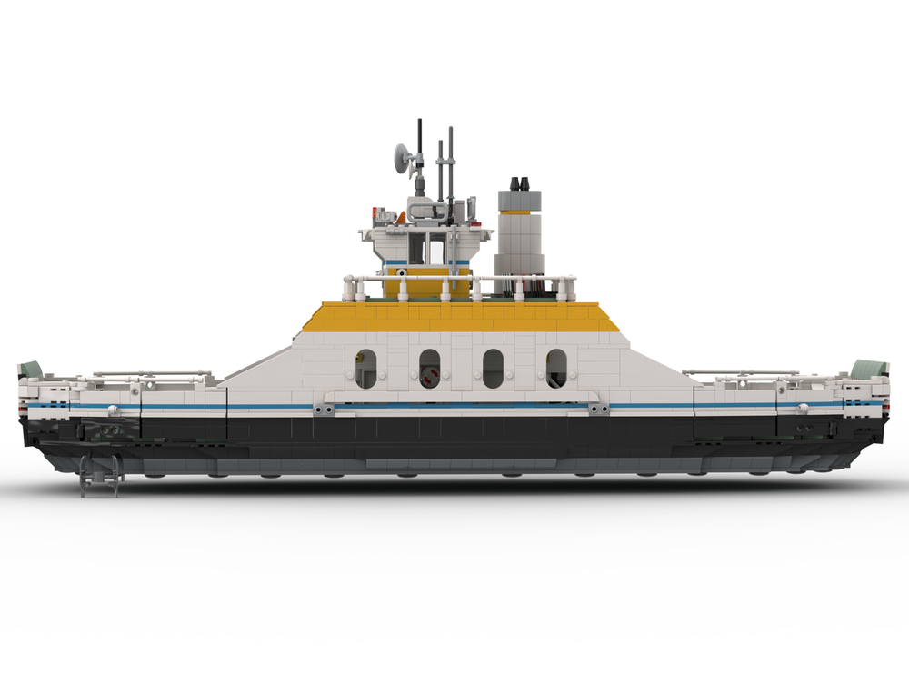 LEGO MOC Medium sized car ferry by jamesonk83 | Rebrickable - Build ...