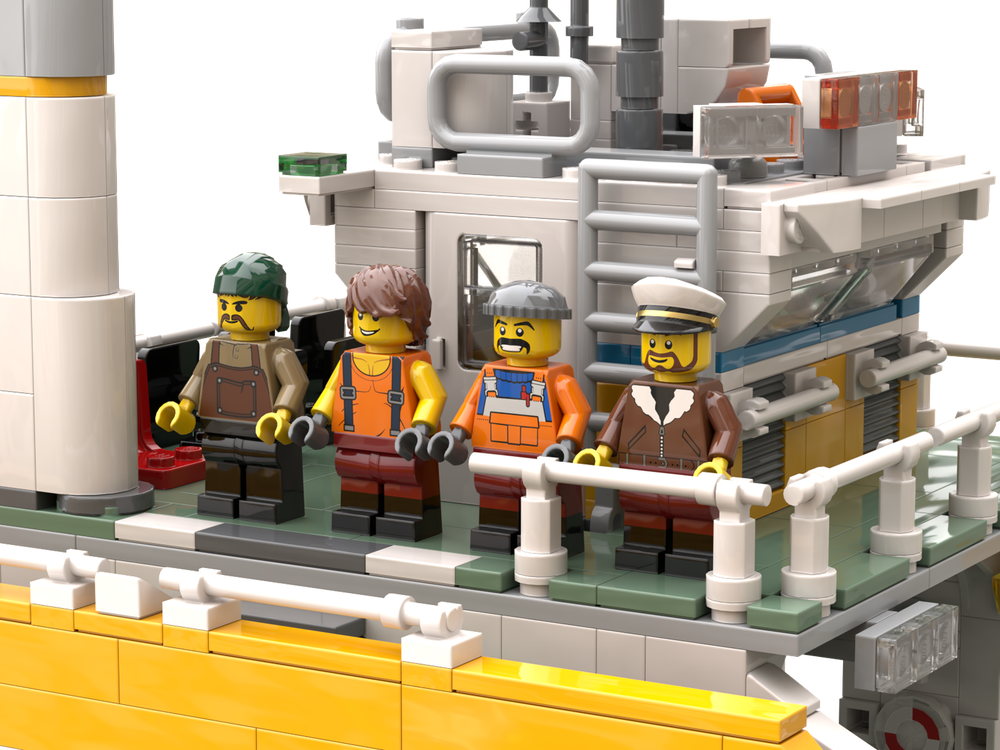 LEGO MOC Medium sized car ferry by jamesonk83 | Rebrickable - Build ...