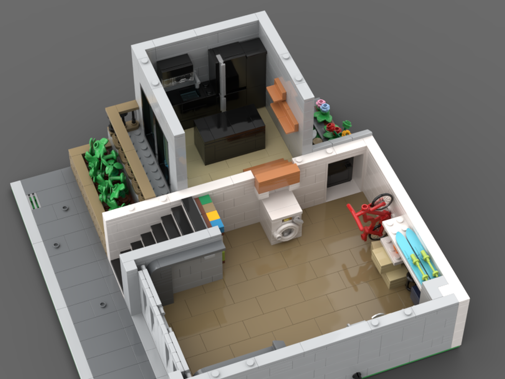 Lego Moc Modern Luxury Town House By Chricki Rebrickable Build With