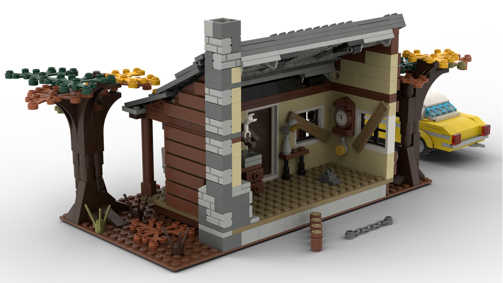 LEGO MOC The Evil Dead Knowby cabin by JTrace | Rebrickable - Build ...